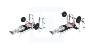Larsen Press: Bench Press with Legs Up