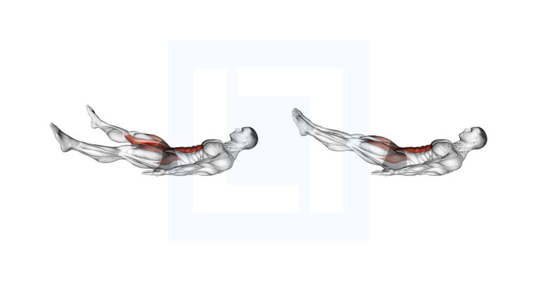 Lying Toe Tap: Supine Alternating Toe Touch
