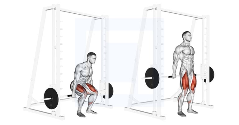 Smith Hack Squat: Smith Machine Quad Builder