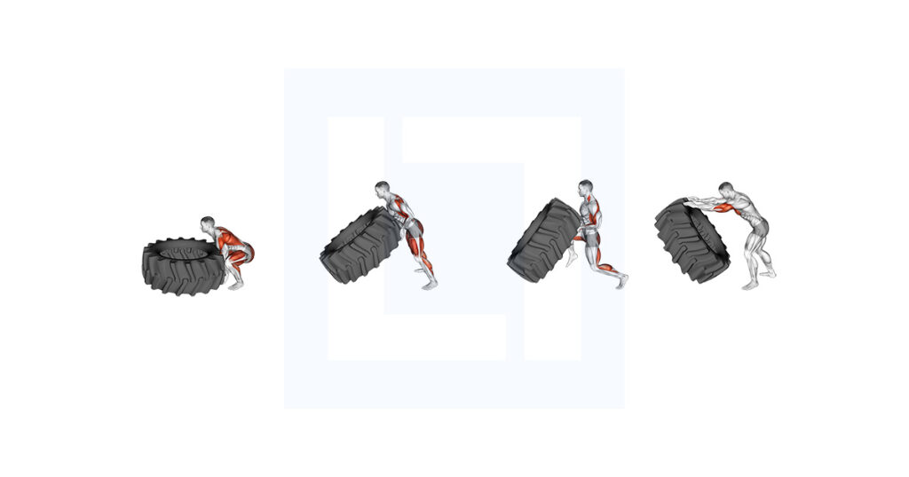 Tire Flip: Bodyweight Tire Flipping Exercise