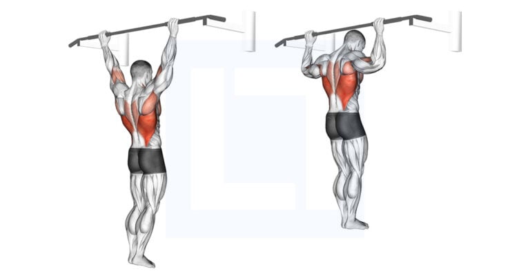 Wide Grip Rear Pull-Up: Behind-Neck Pull-Up
