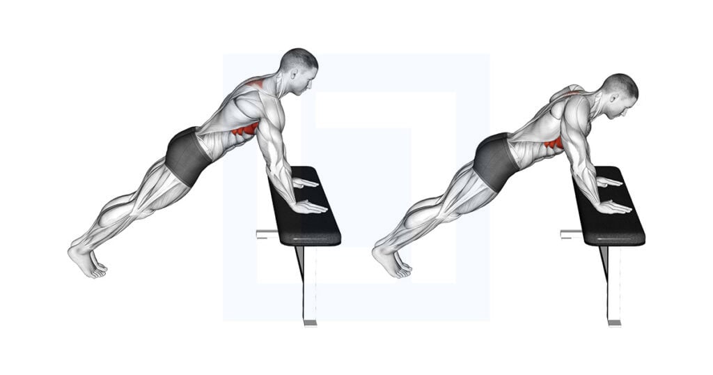 Incline Scapula Push-Up: Serratus Builder